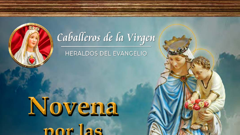 Novena por las Almas del Purgatorio - Caballeros de la Virgen - Studocu