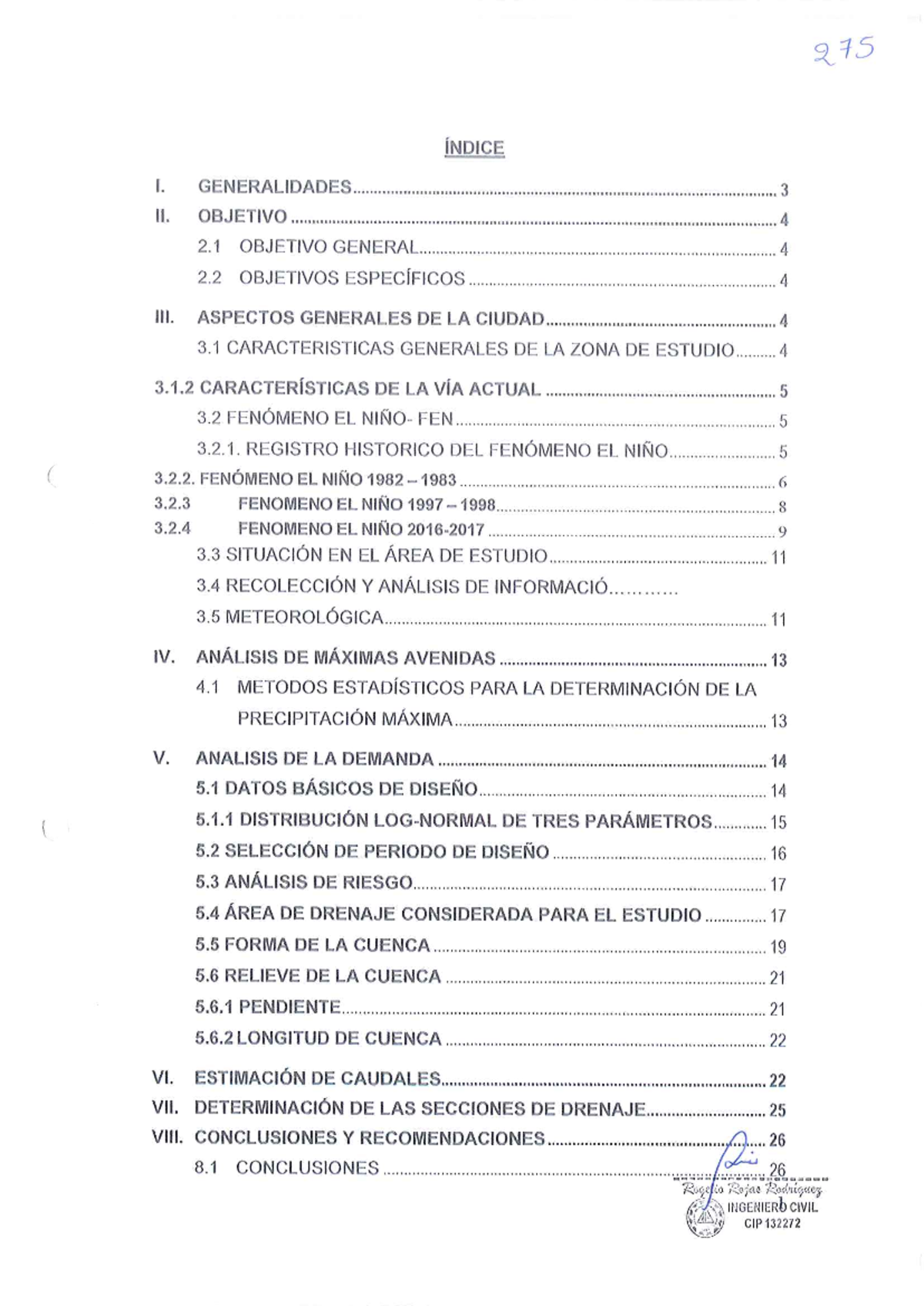 Estudio Hidrológico de Diseño para la Obra Francisco Arca - CIP 132272 ...