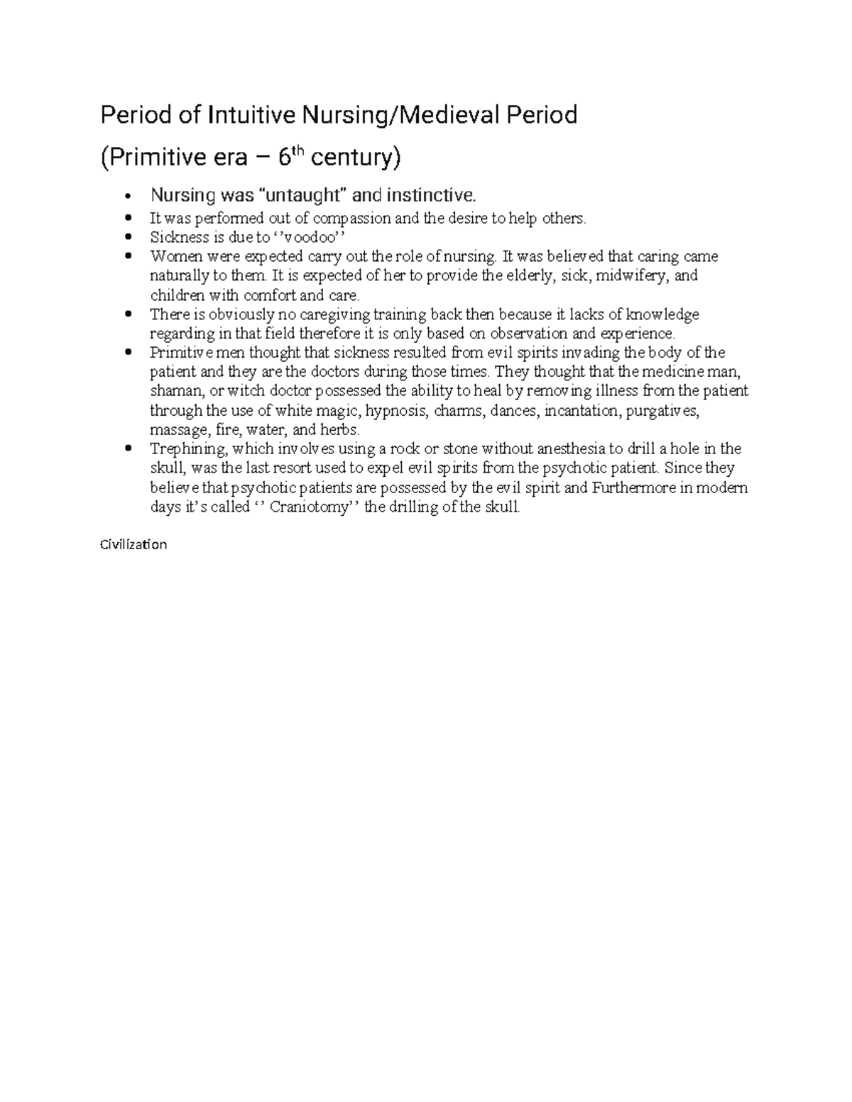 History of Nursing: From Intuition to Education and Modern Practice ...