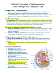 NUR2063 - Essentials of Pathophysiology - Studocu