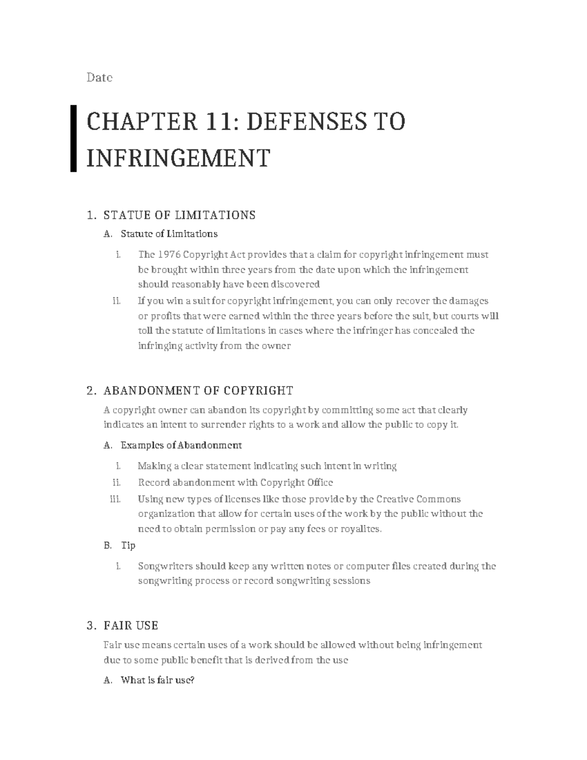 Understanding Fair Use: The Copyright Act's Four-Factor Test - Date ...