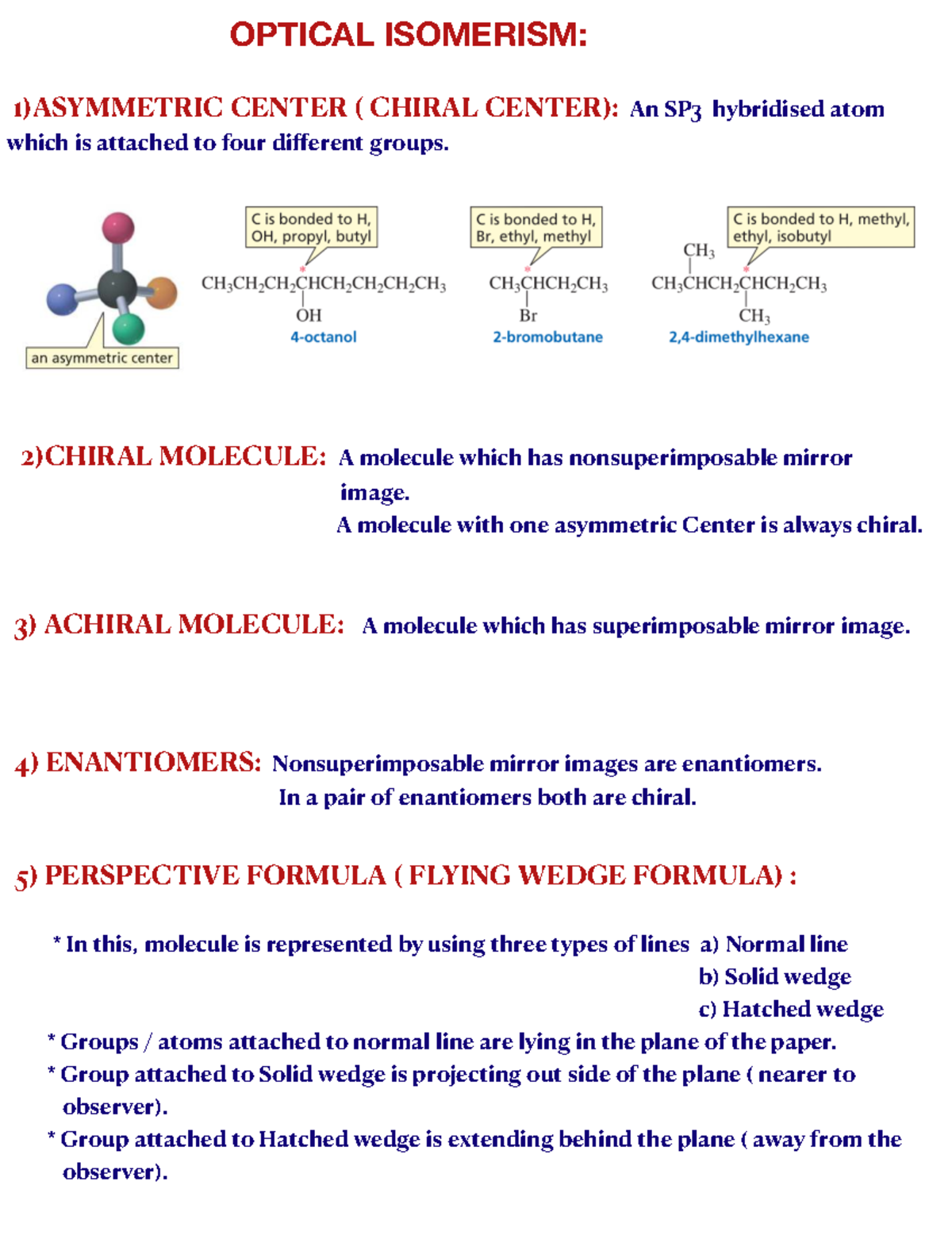 NEET Organic Chemistry-3: Understanding Optical Isomerism Concepts ...