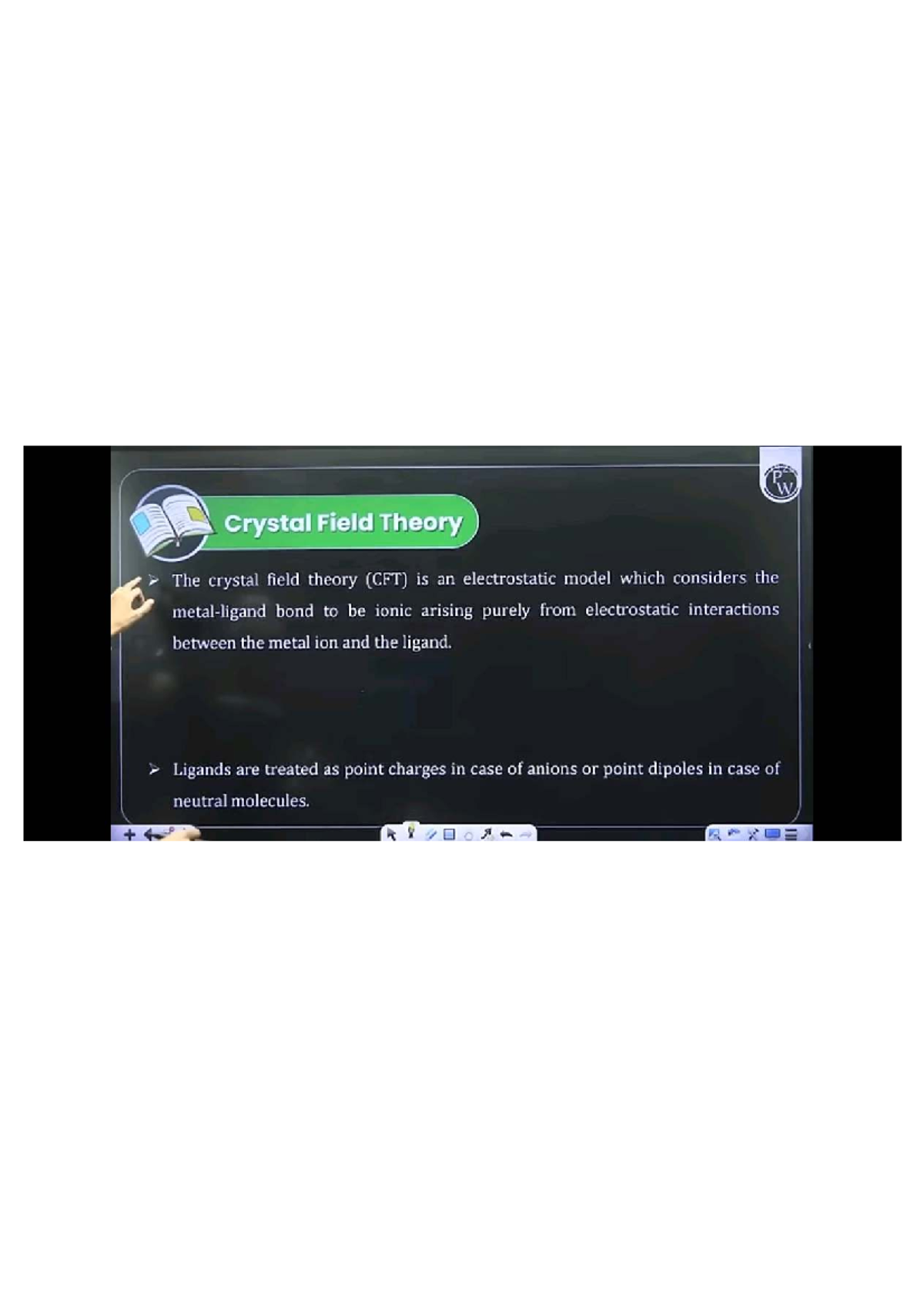 P W Coordination Compounds: Crystal Field Theory Overview - Studocu