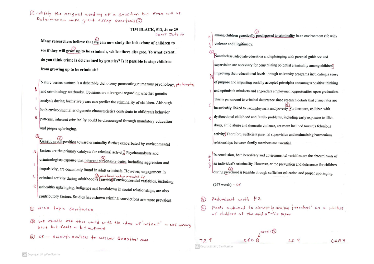 Free Will vs. Determinism: Analyzing Criminality in Children - QTBH ...