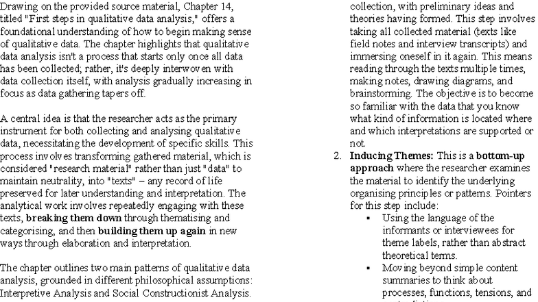 Chapter 14: Steps in Qualitative Data Analysis - Lecture Notes - Studocu