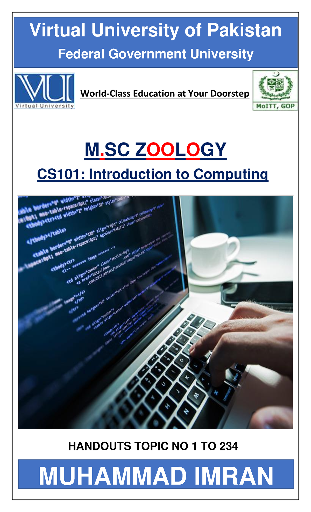 CS101: Introduction to Computing - Detailed Handouts and Modules ...