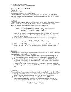 Antoine Equation Tables for Chemical Engineering (Appendix A) - Studocu