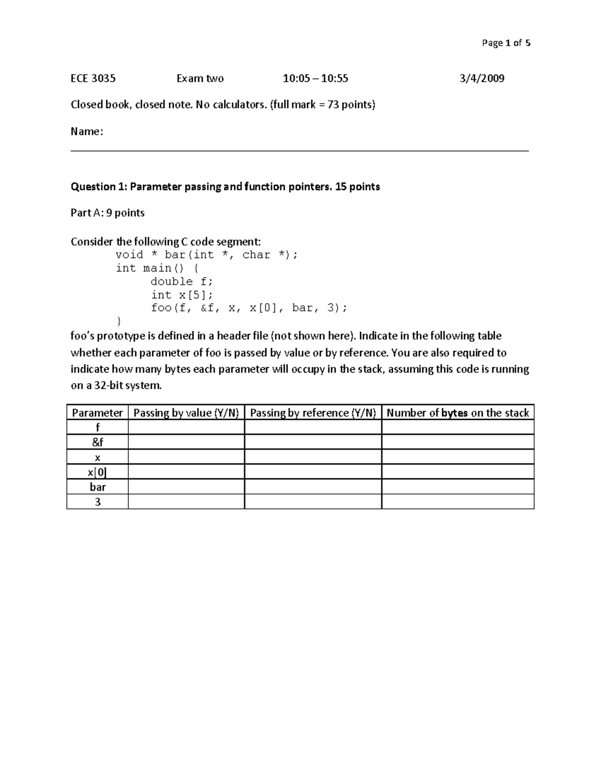 ECE 3035 Exam 2 - Practice Questions and Solutions - Studocu