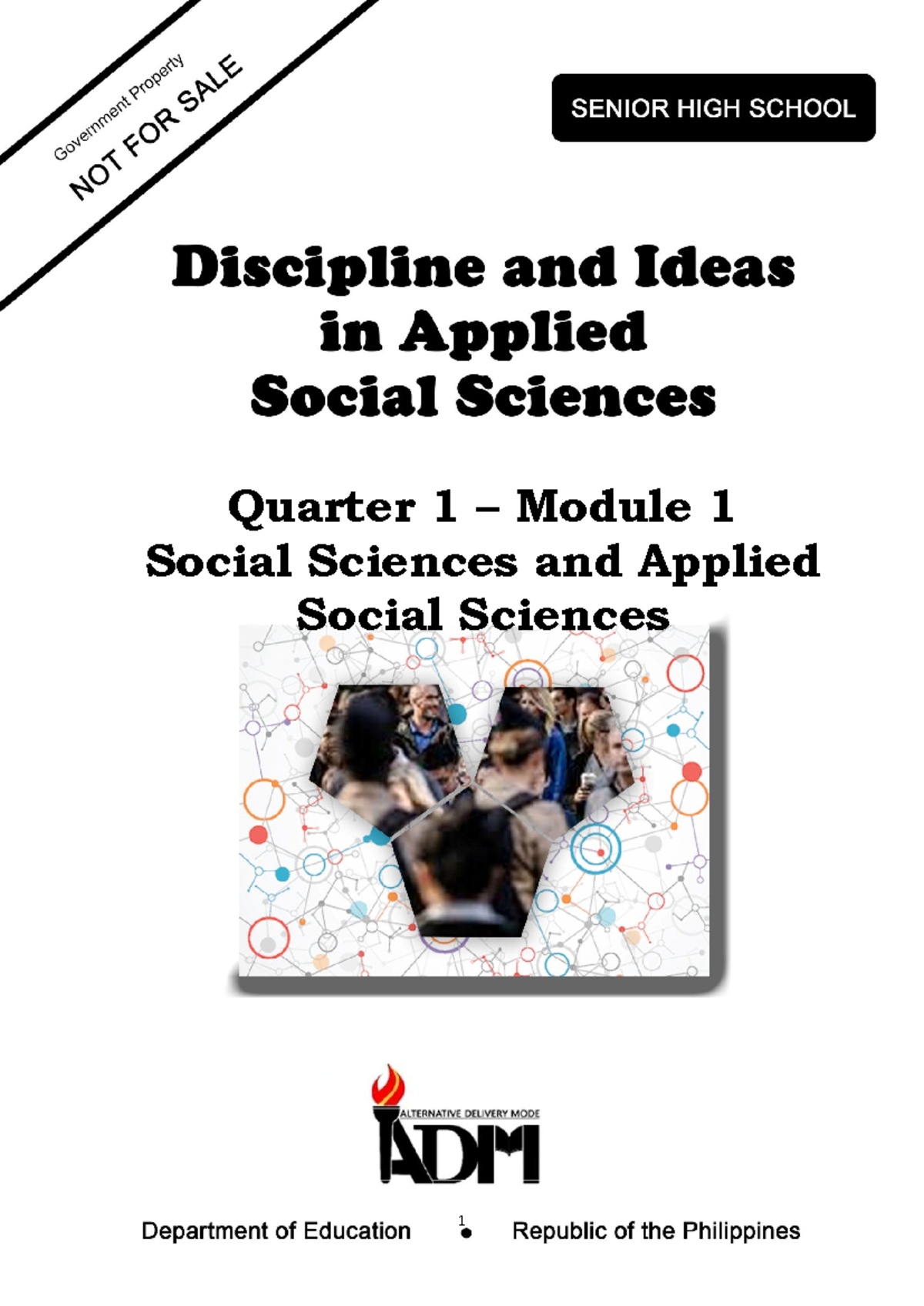 SOCSCI 101: Q1 M1 Lesson 1 - Disciplines in Applied Social Sciences ...