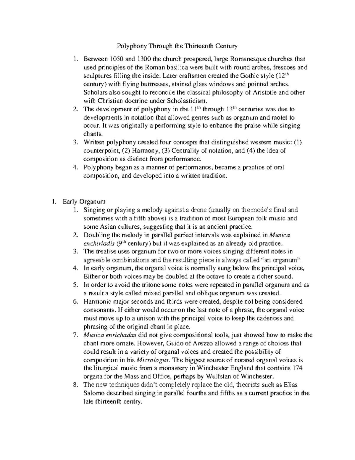 Polyphony in the Thirteenth Century: Innovations & Styles Explained ...