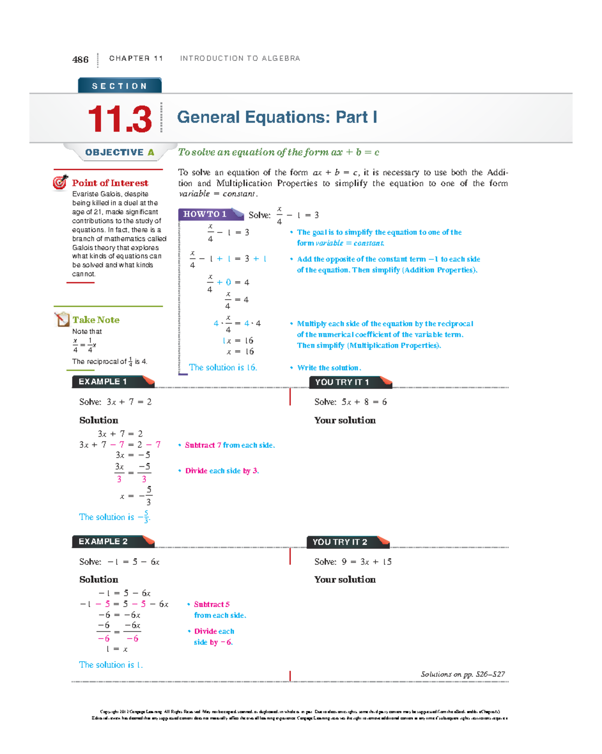 General Equations 1 - algebra lectures - 486 C H A P T E R 1 1 I n t r ...