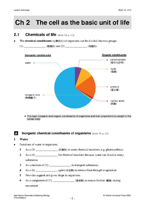 Healthy Lifestyle Overview - Textbook 3A Notes - Studocu