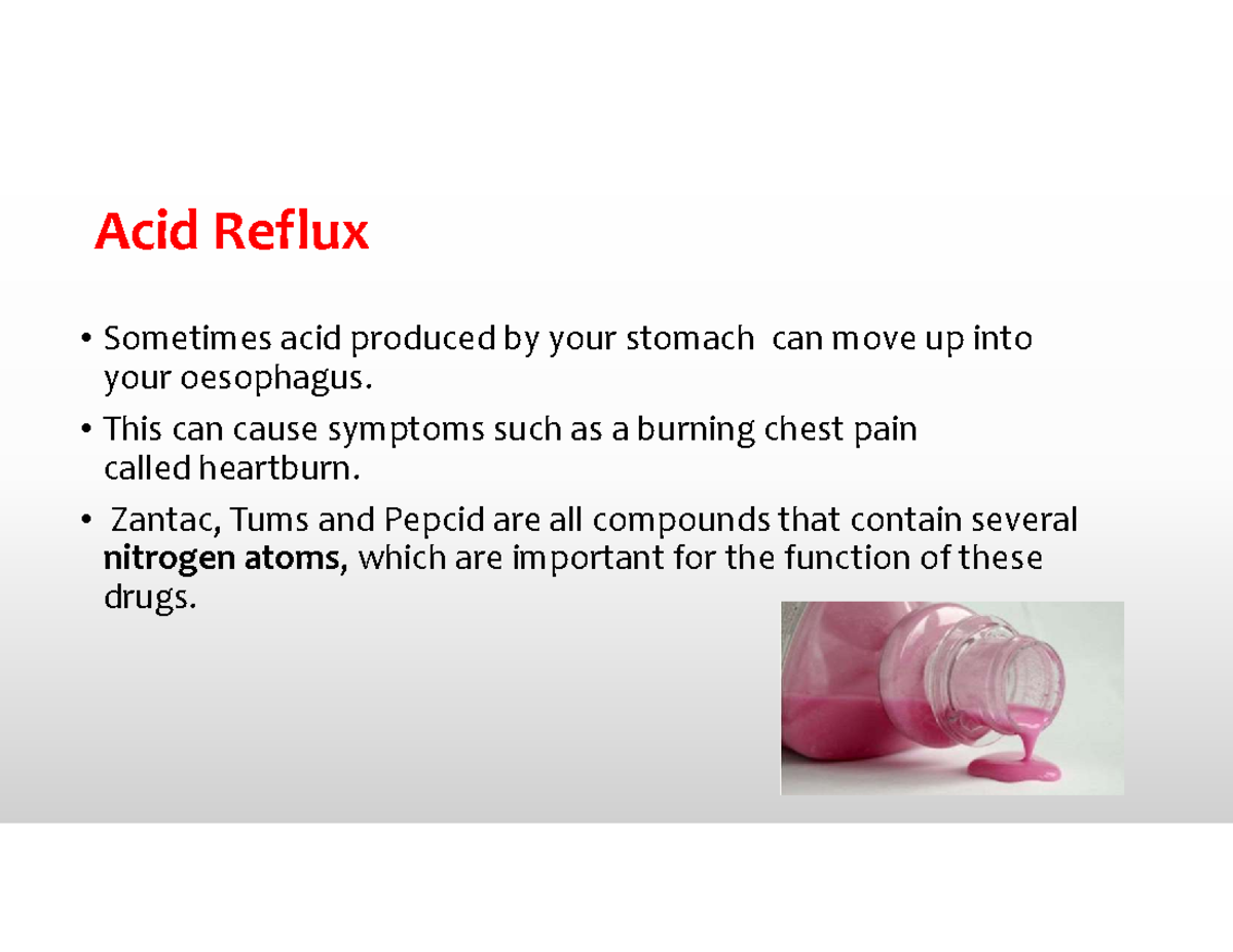 Organic Chemistry: Amines, Alkaloids, and Acid Reflux (CHEM 101) - Studocu
