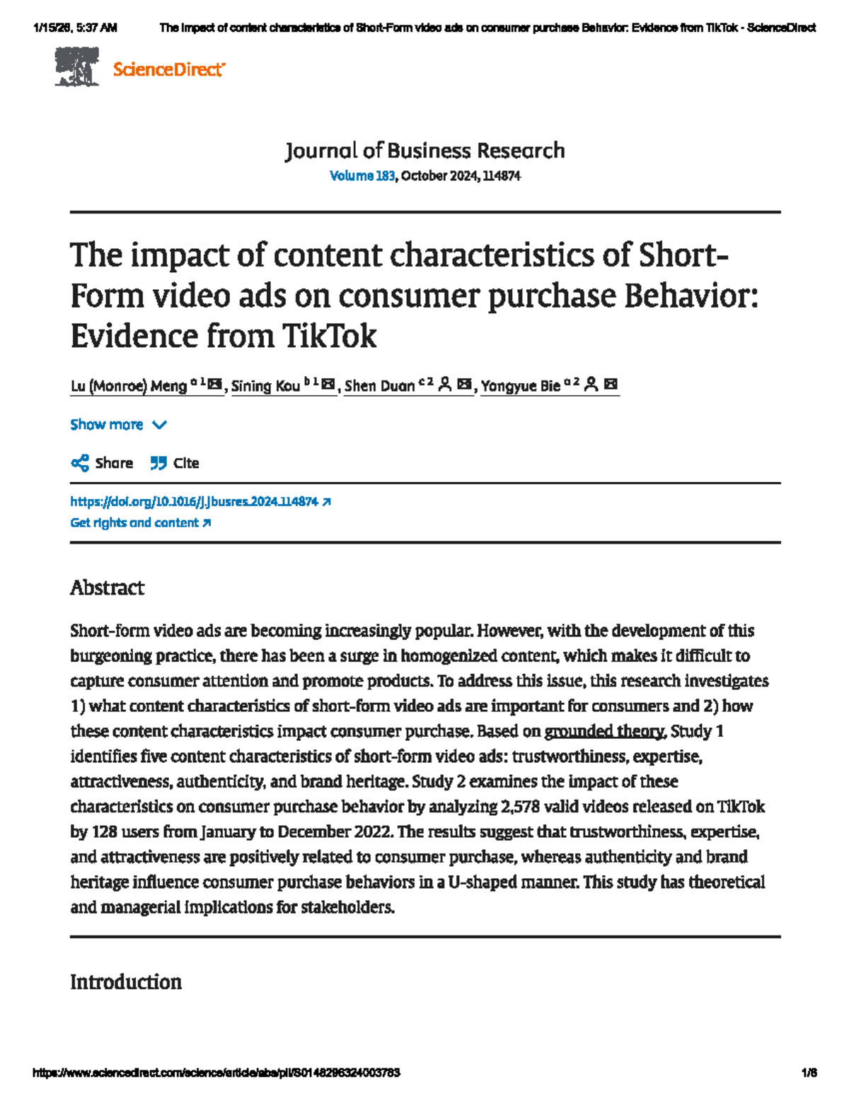 Pdf - mvbgfnhxdre - 5:37 AM The impact of content characteristics of ...