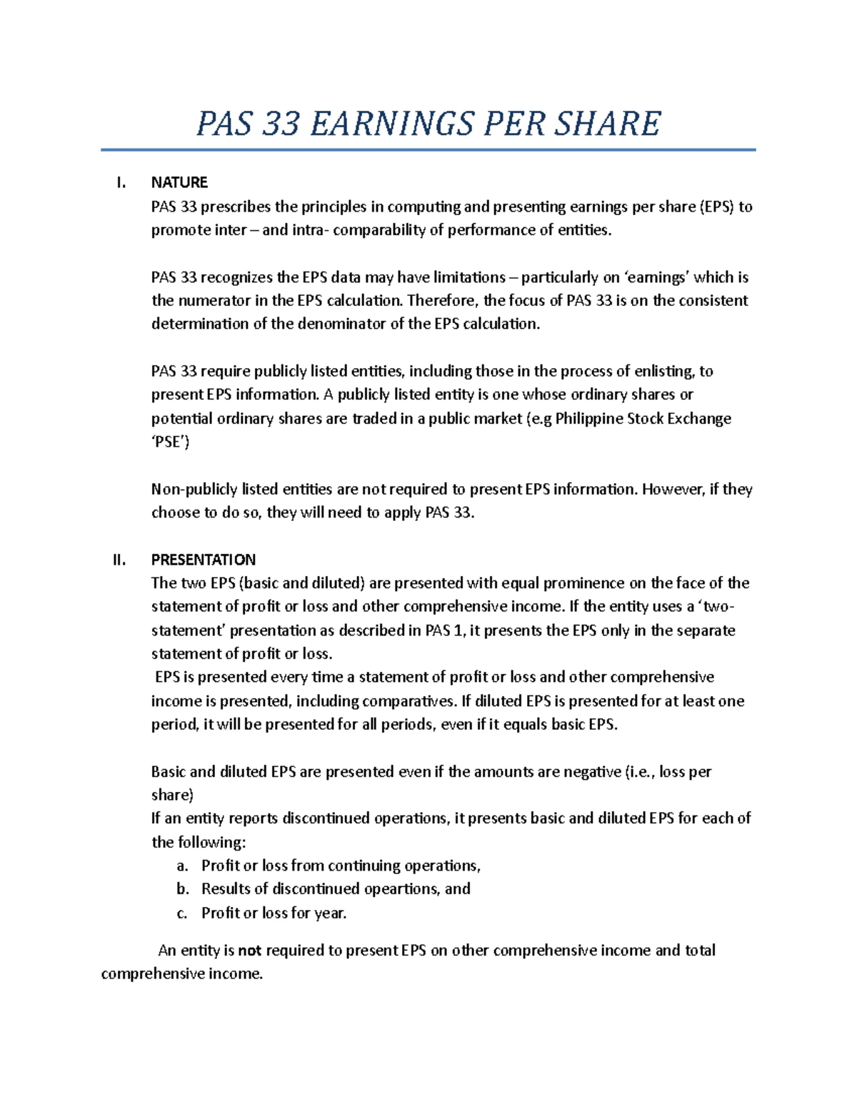 PAS 20 Accounting FOR Government Grants AND Disclosure OF Government ...