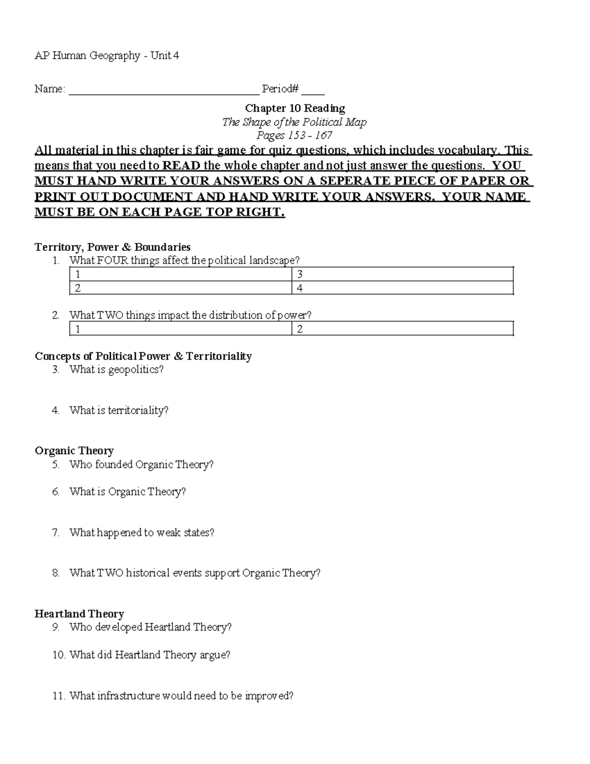 Chapter 10 reading guide amsco 2024 - Name ...