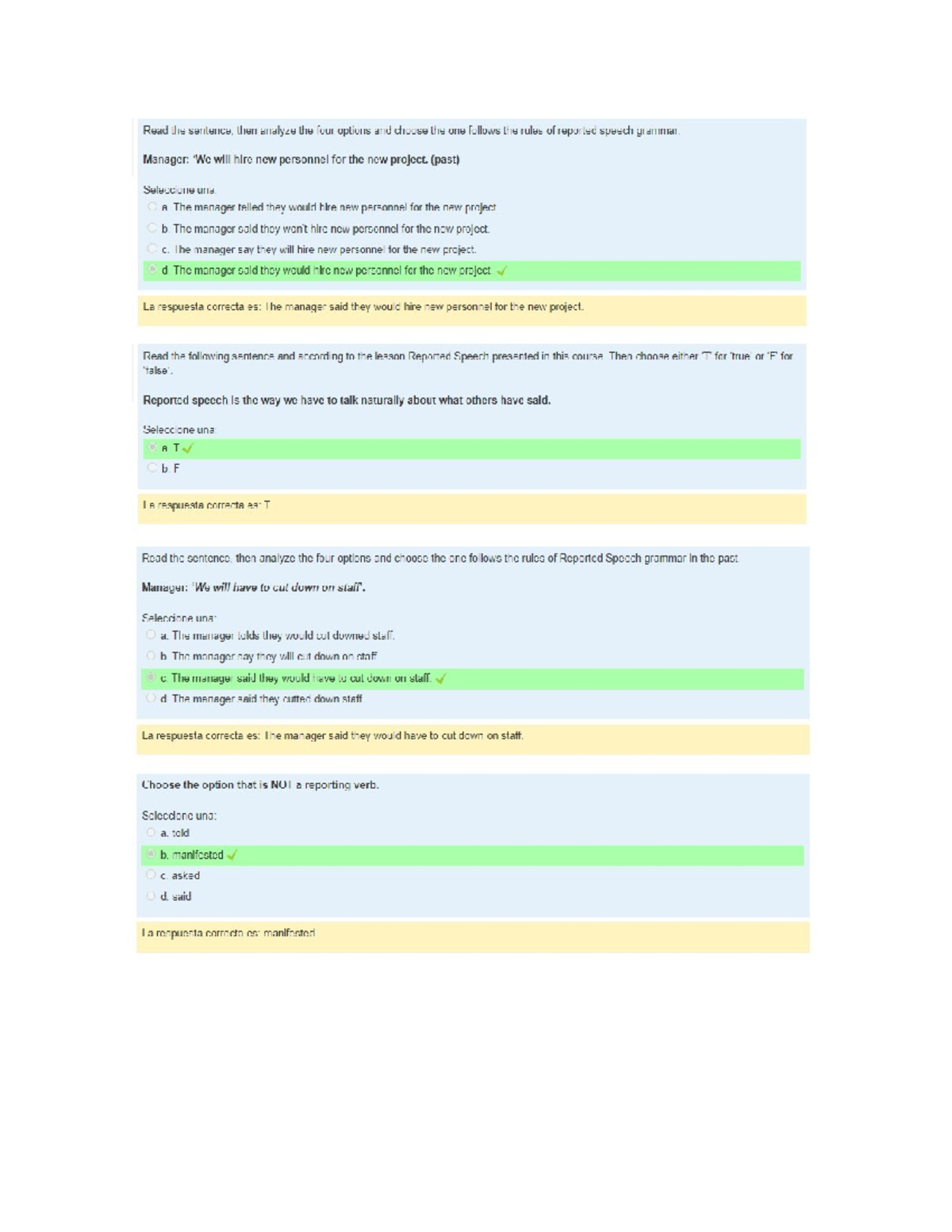 Assignment 2 for Ingles 4 - Student Study Guide - Studocu