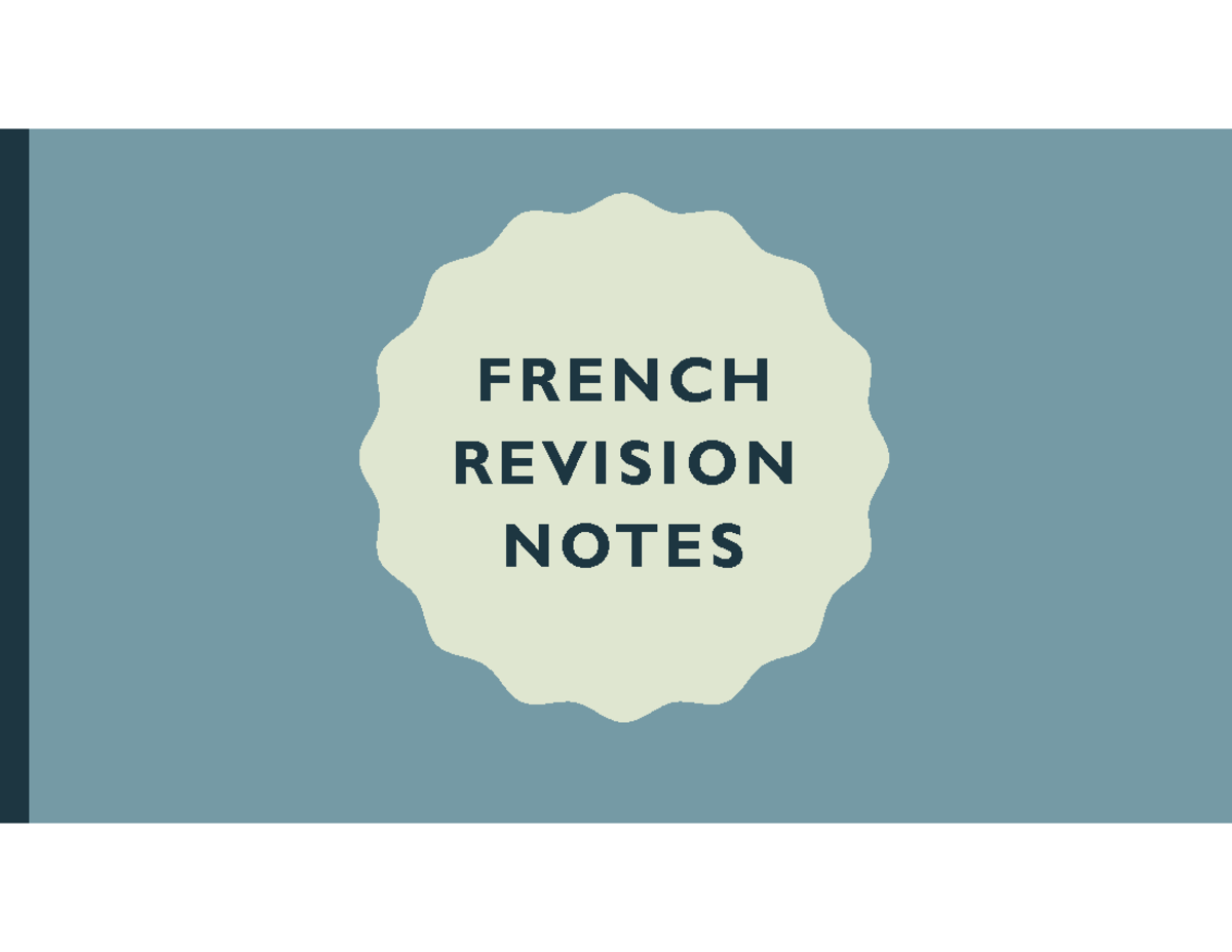 A-level French Revision Notes: Poverty and Social Issues Analysis - Studocu