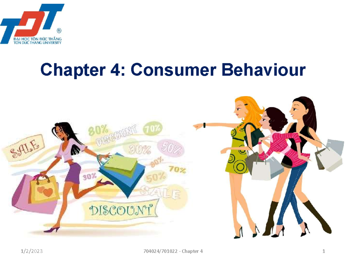 MAR Chapter 4 Consumer Behaviour - Chapter 4: Consumer Behaviour Learning Objective 11 • Outline ...