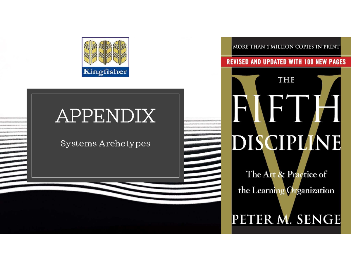 Appendix: Understanding System Archetypes in Management Principles ...