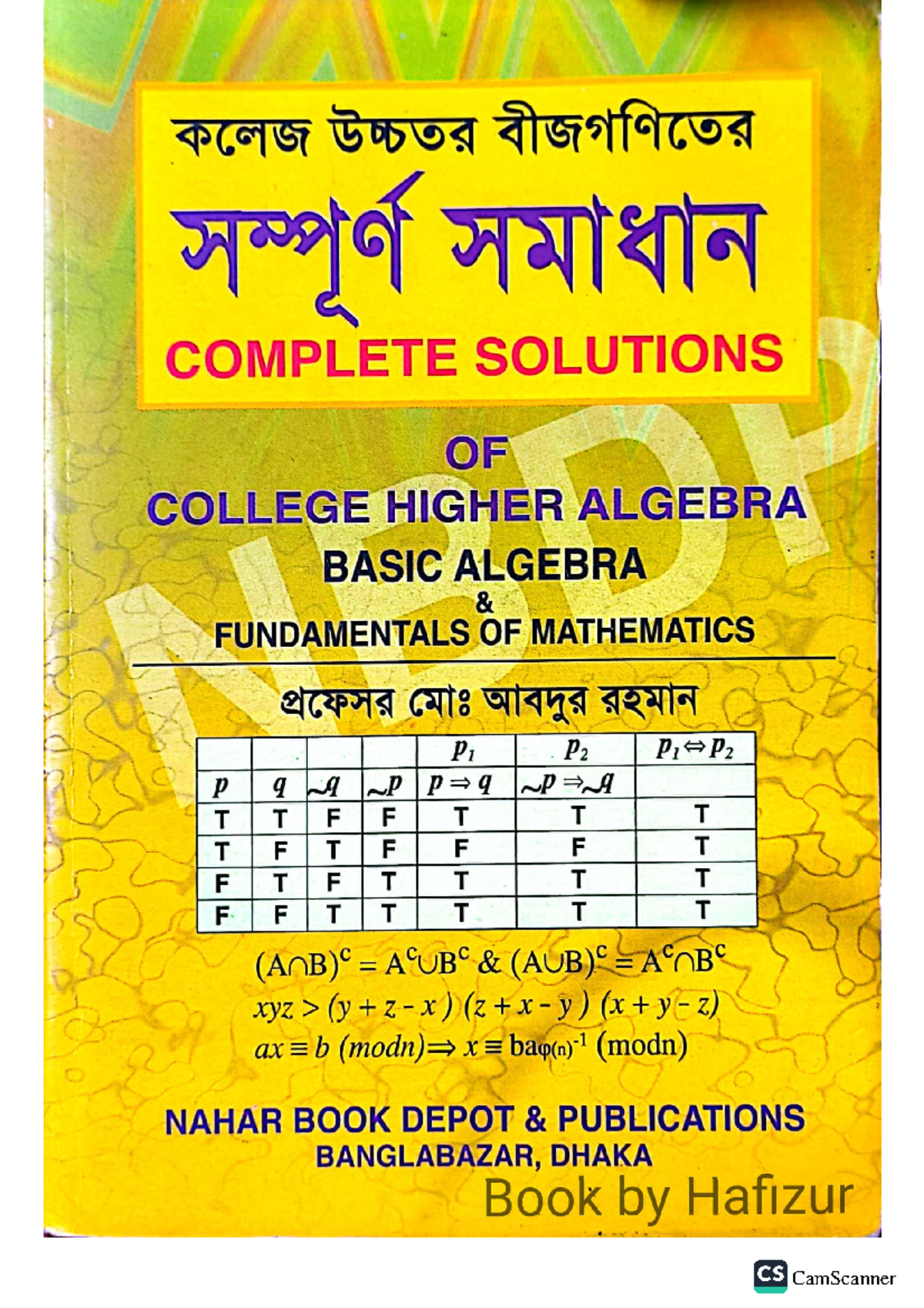 Higher Algebra Solutions and Techniques for Advanced Concepts - Studocu
