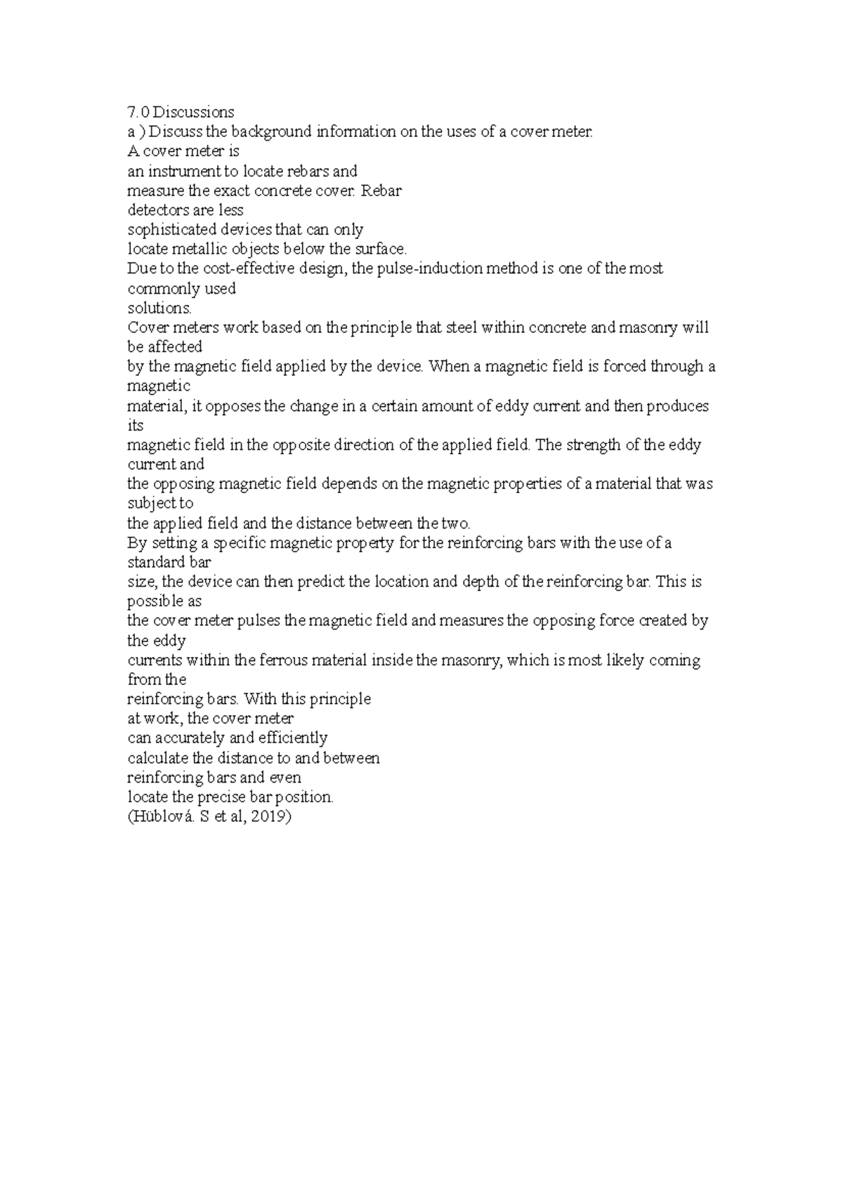 7 Ditto 350mm diameter Spun piles m3 AND M2 - 7 Discussions a ) Discuss ...