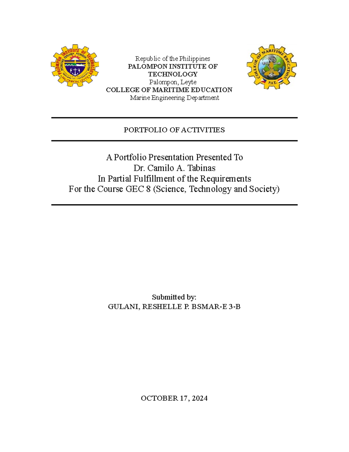 Front PAGE - study material - Bachelor of Arts in Communication ...