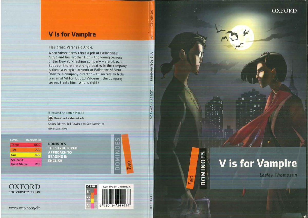 V is for Vampire: Study Notes and Analysis - Studocu
