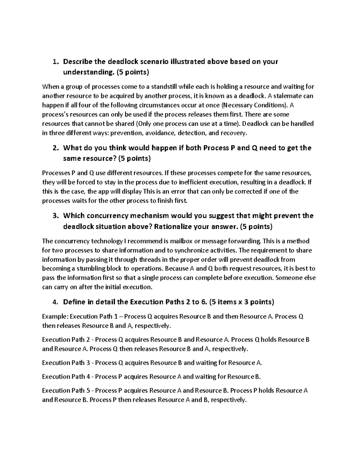 Deadlock Analysis and Prevention Strategies in OS (CS 101) - Studocu