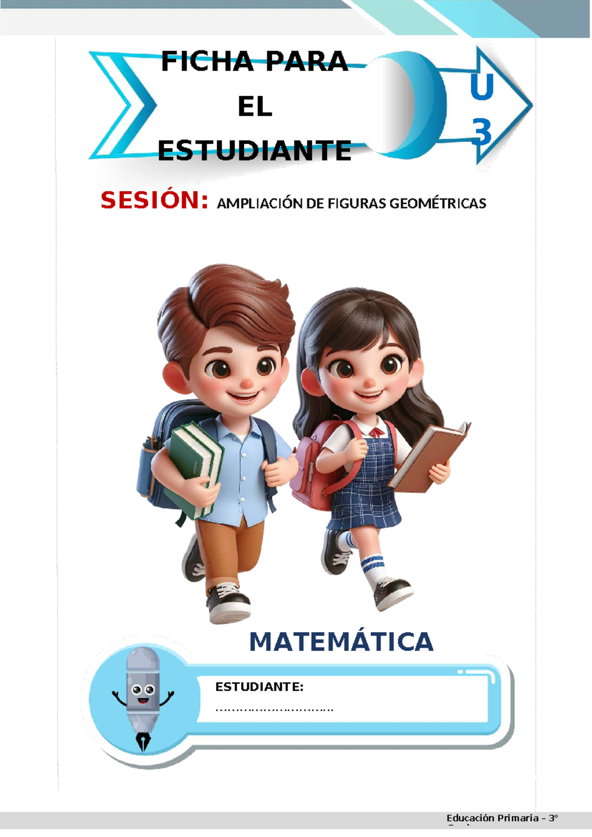 MAT 3° - Ficha 08: Ampliación de Figuras Geométricas en Matemática ...