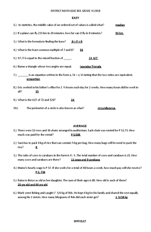 MMC 2015 Gr6 Div - Quiz Bee Reviewer for Mathematics - MMC 2015 Grade 6 ...
