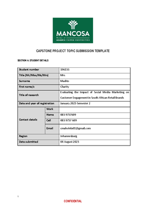 [Solved] capstone - Capstone Project - Studocu