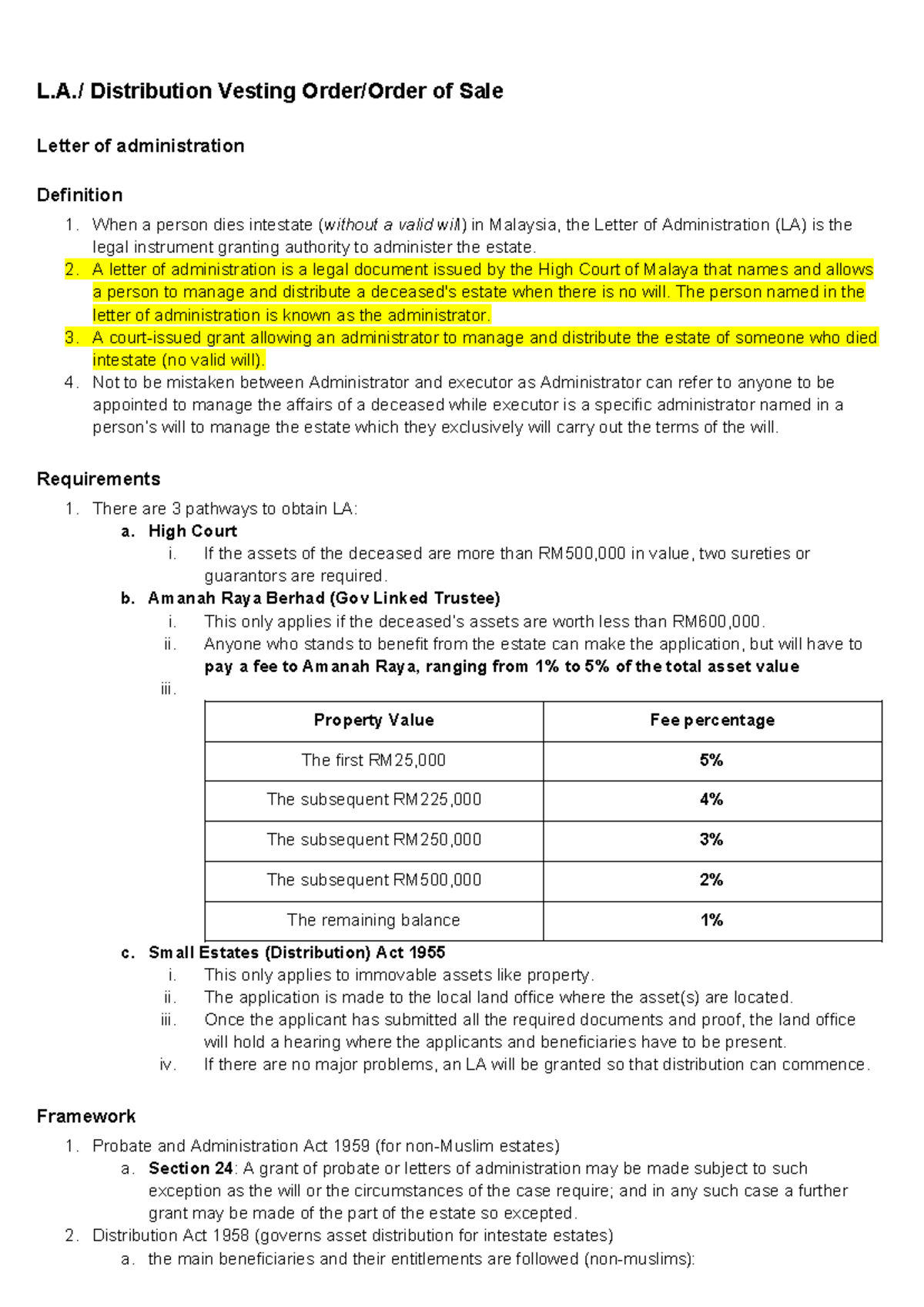 L.A. Distribution and Vesting Orders: Understanding the Process and ...