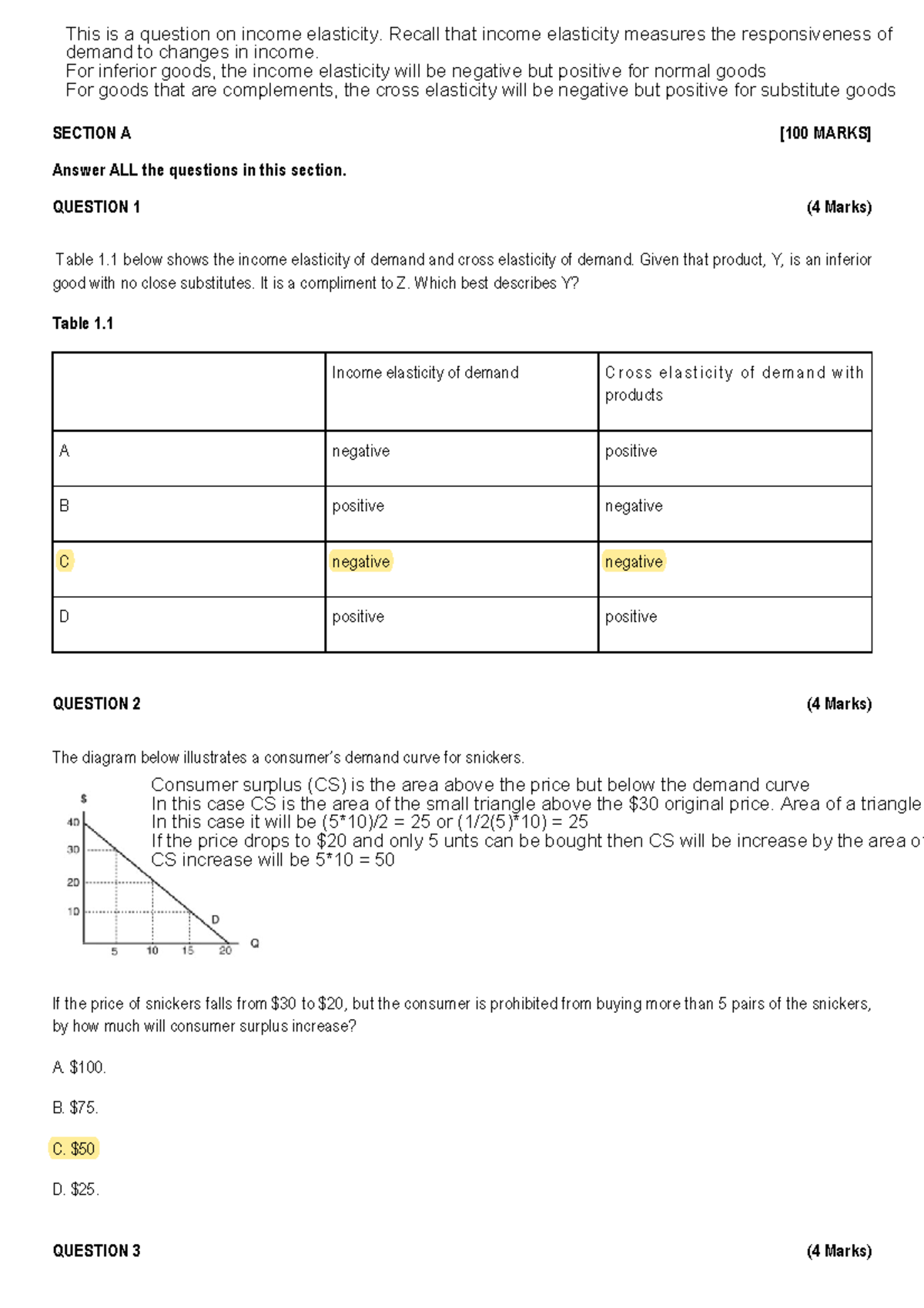 ADBM Microeconomics Lecture Final Exam Past Paper Review - Studocu