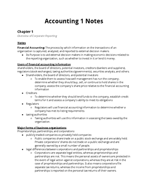 Chapter 2 - Accounting Under Ideal Conditions - Chapter 2 - Accounting ...