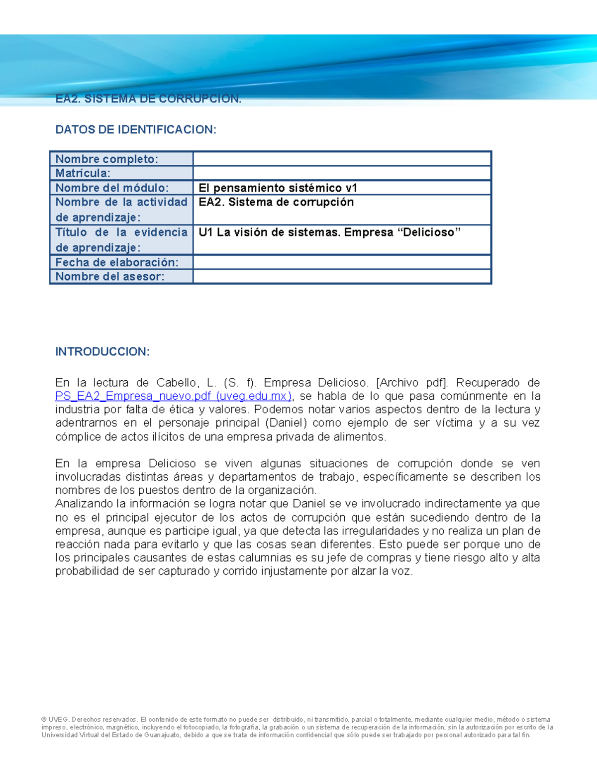 Corrupción - Entrega de archivo - EA2. SISTEMA DE CORRUPCION. DATOS DE ...