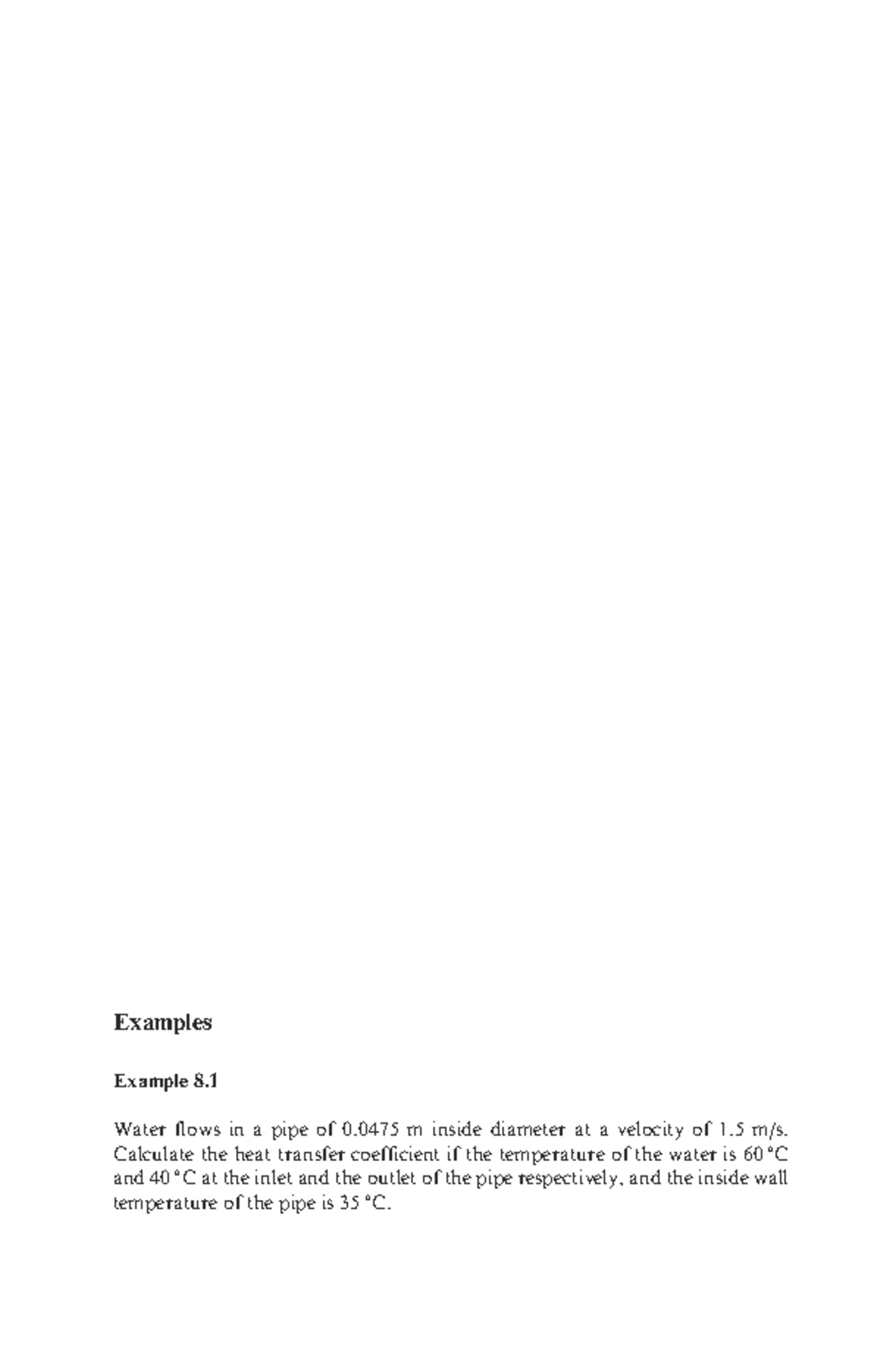 Convección - Tarea de Ejemplos y Cálculos de Transferencia de Calor ...