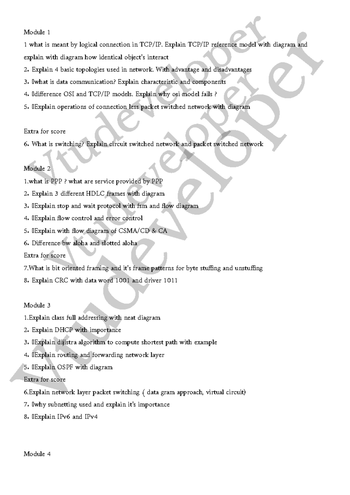 CN 101 Final Exam Study Guide: Networking Concepts & Protocols - Studocu
