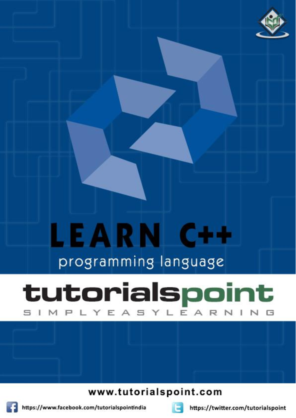 Cpp tutorial - C++ - i About the Tutorial C++ is a middle-level programming language developed ...