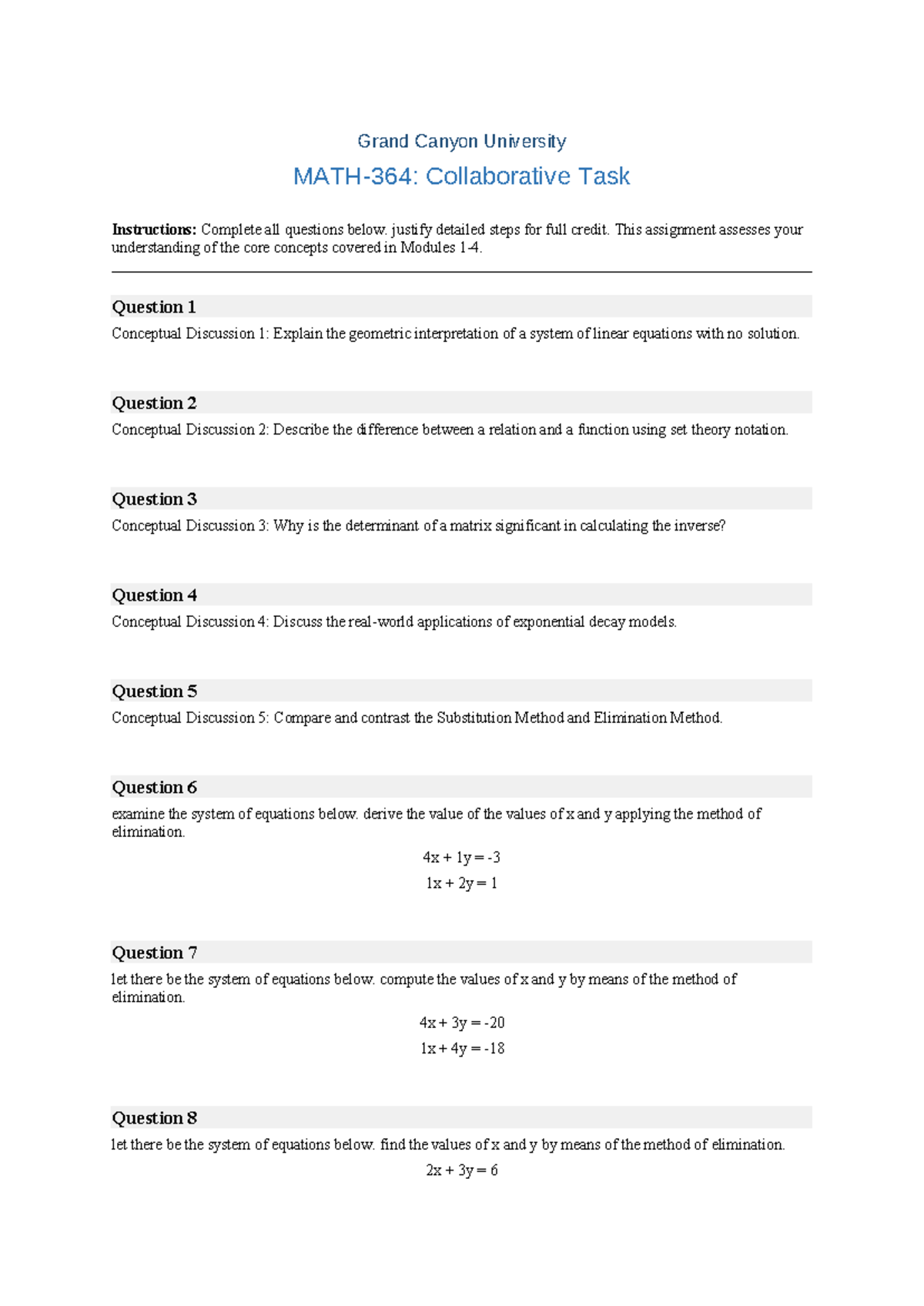 Algebra Collaborative Task Instructions: Detailed Steps for 62932921 ...