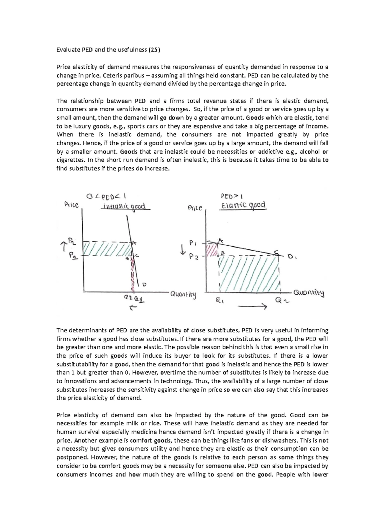 A-level Economics PMT 2 Section A: Context 1 analysis and answers - Studocu