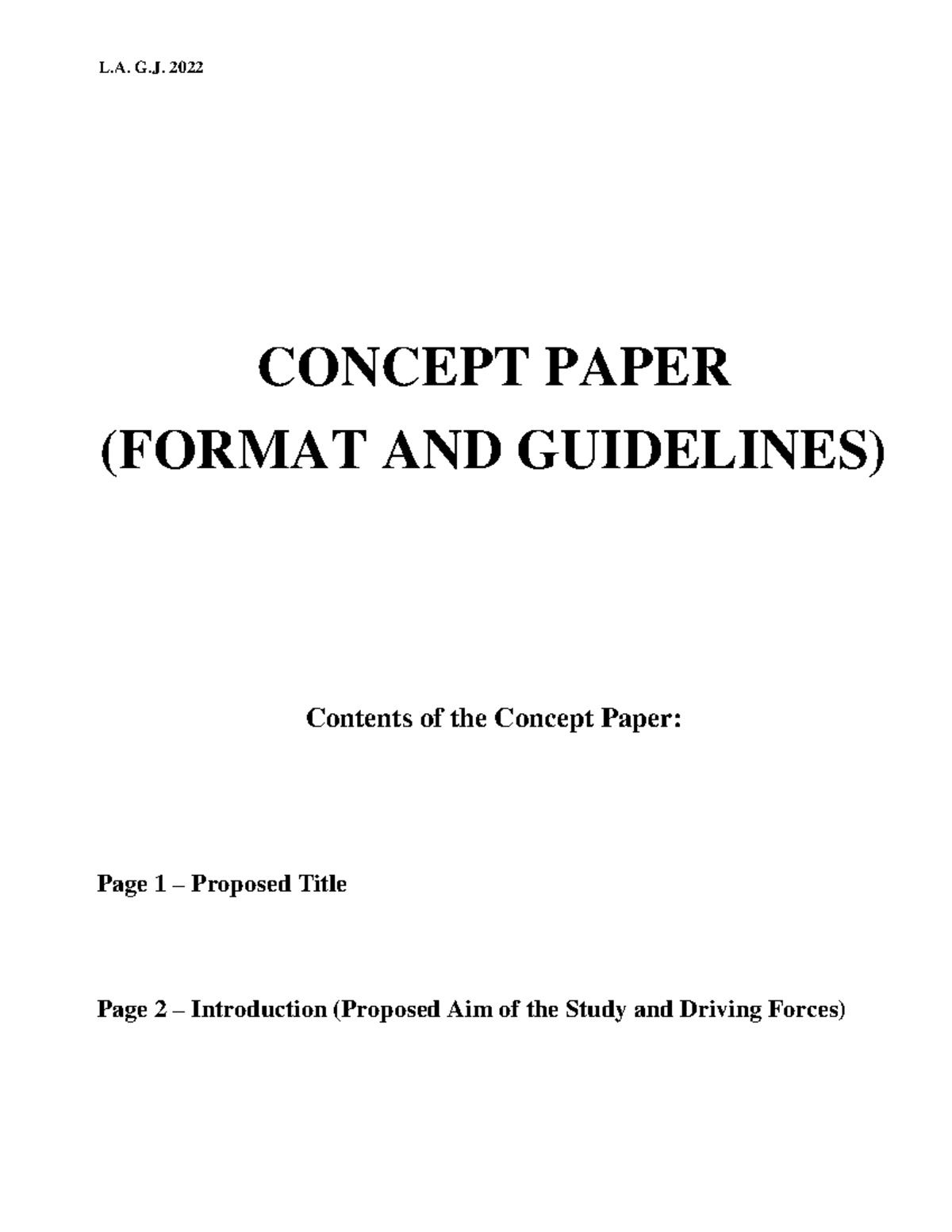 Concept Paper FOR Practical Research 1 AND Research Capstone - CONCEPT ...