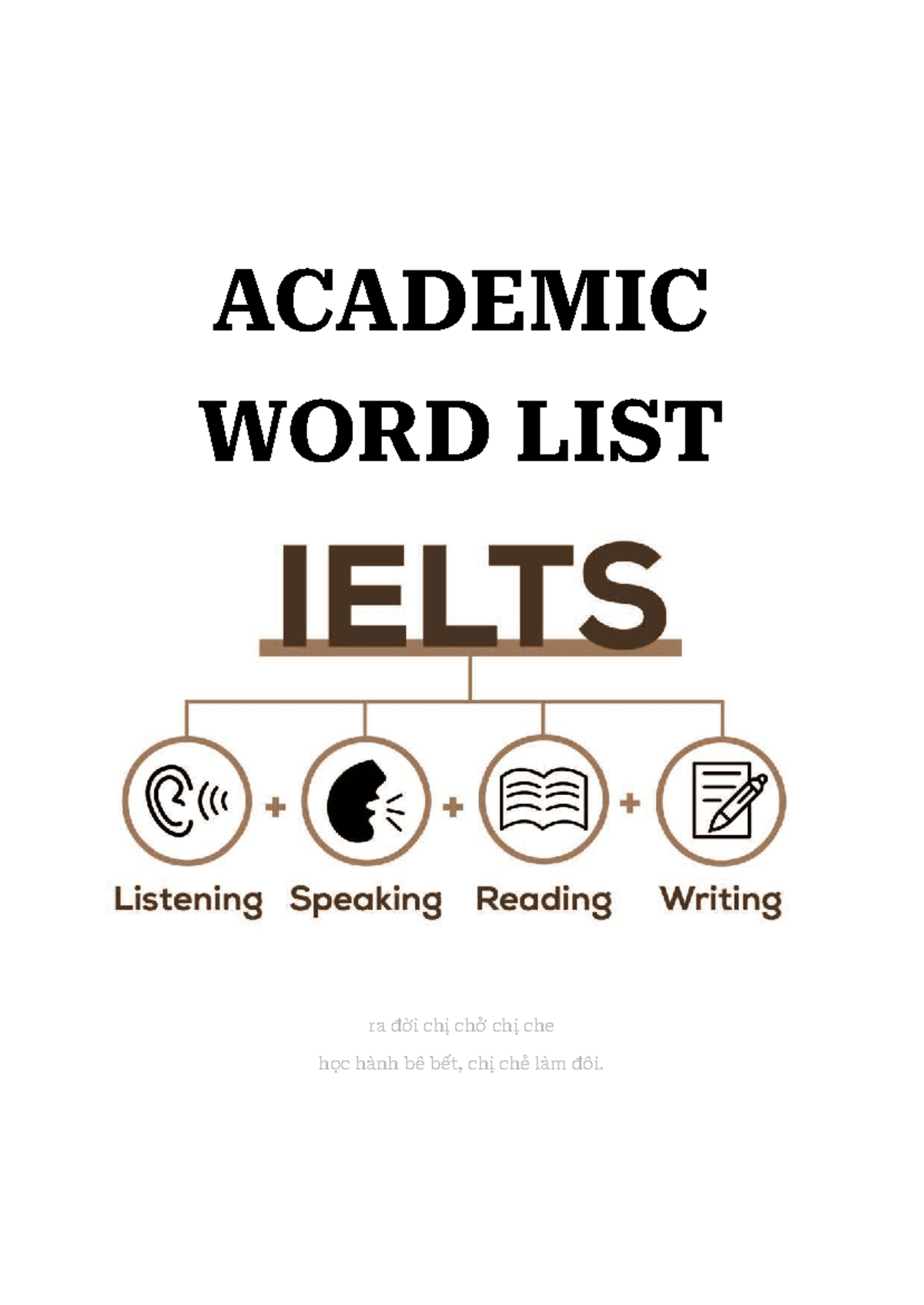 Academic Word List for IELTS: Group 1 to Group 7 Vocabulary - Studocu