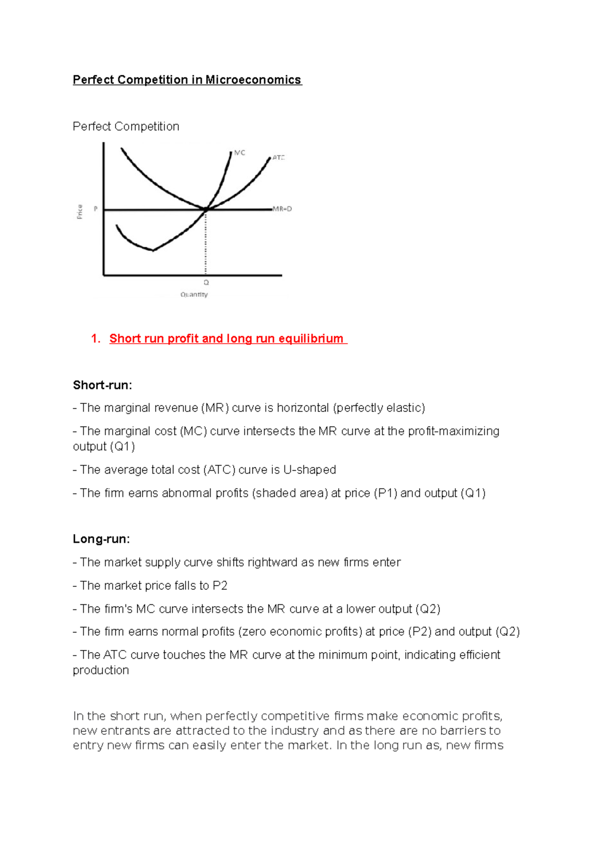 Microeconomics (ECO 101): Perfect Competition Overview & Equilibrium ...