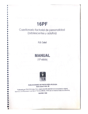 TEST DE MAYO - test de psicología - TEST DE MAYO Aplicación individual ...