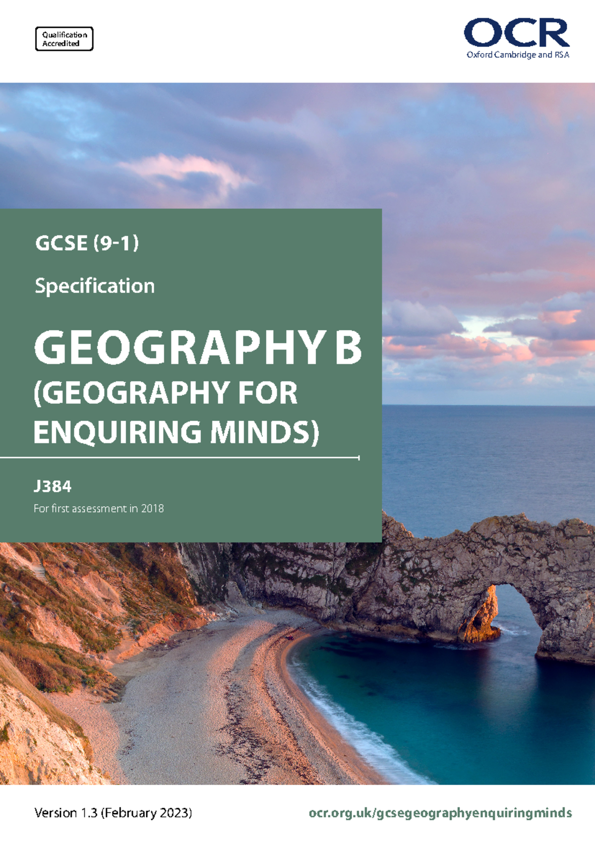 GCSE (9-1) Geography B (Geography for Enquiring Minds) Spec J384 - Studocu