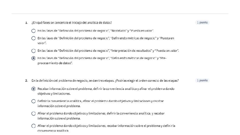 Proyectos Basados en Datos: Coursera Examen 3 - Studocu
