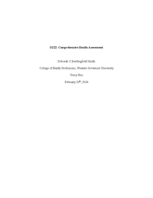D225 - development plan - Western Governor’s University D225 Emerging ...
