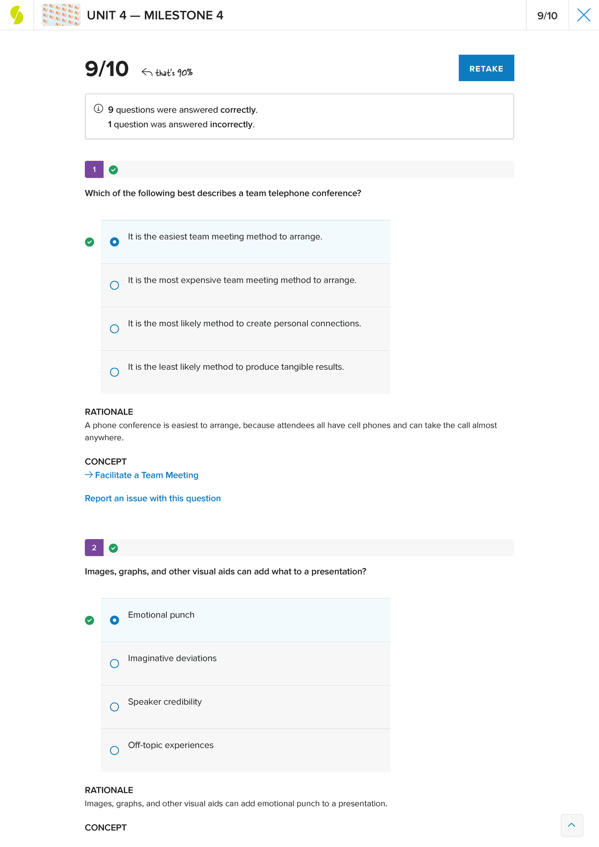 Unit 4: Milestone 4 - Business Communication Concepts and Skills - Studocu