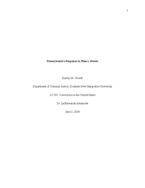 [Solved] Compare and contrast the different penal systems Pennsylvania ...